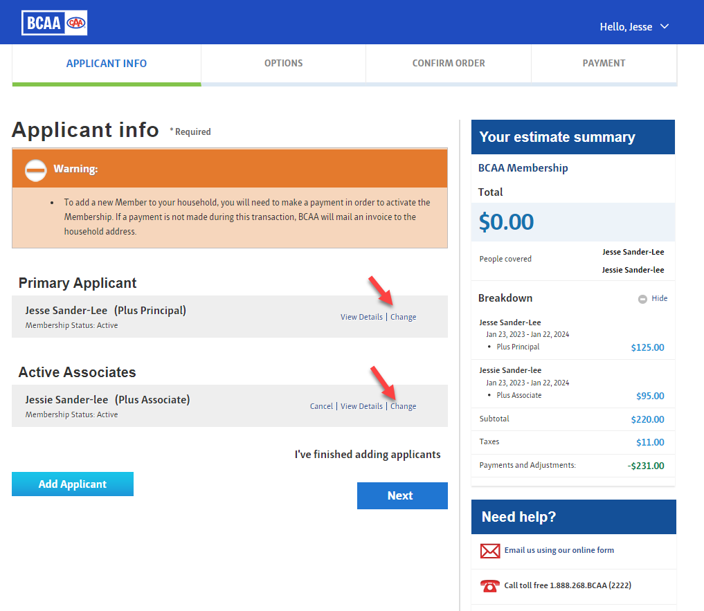 How can I upgrade my Membership?